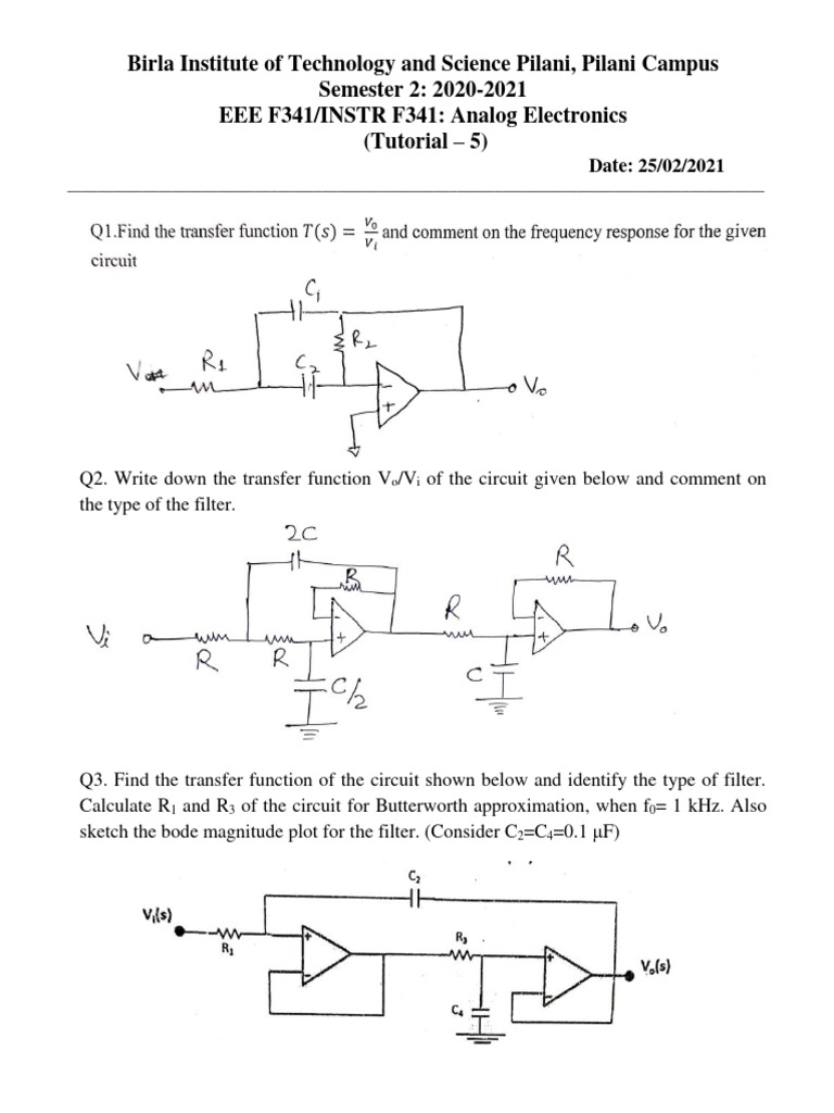 Analog Electronics Tutorial | PDF