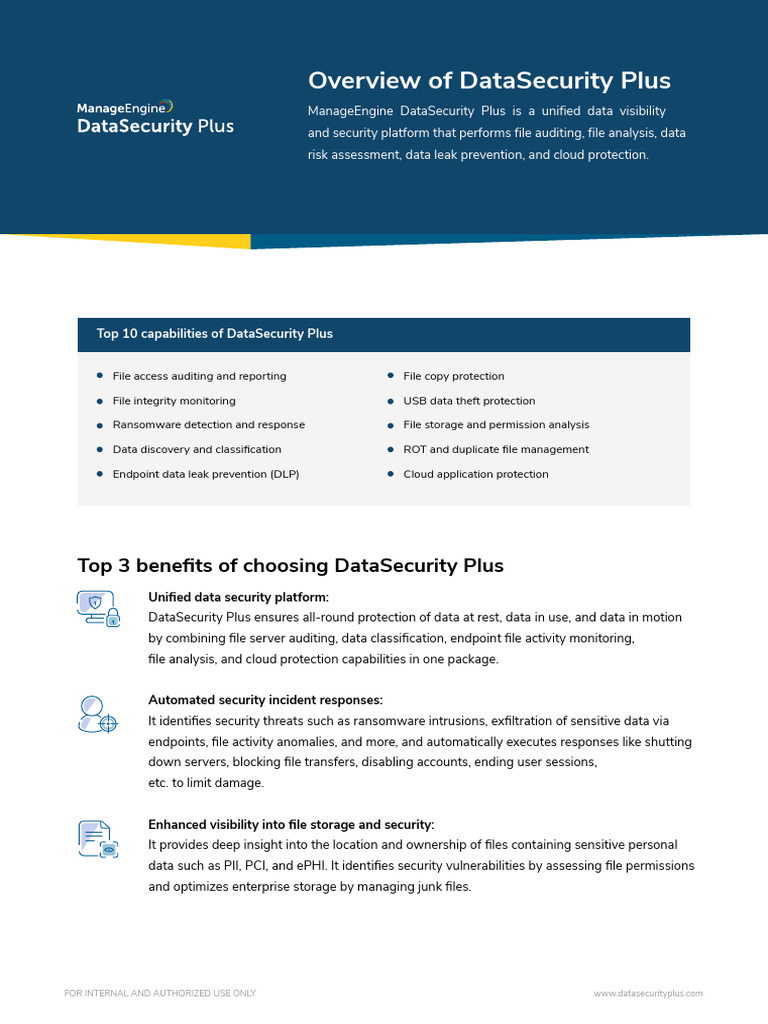 Datasecurity Plus Battlecard 1 Pdf Computer Security Security
