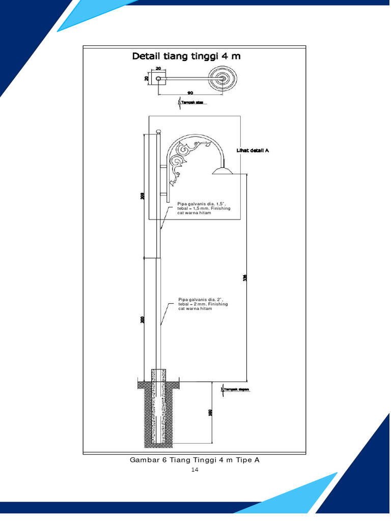 Gambar Tiang Pju | PDF | Griya & Taman