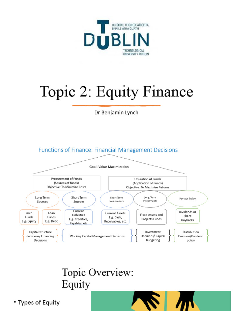 Fin 1 Topic 3 Equity Finance | PDF | Stocks | Dividend