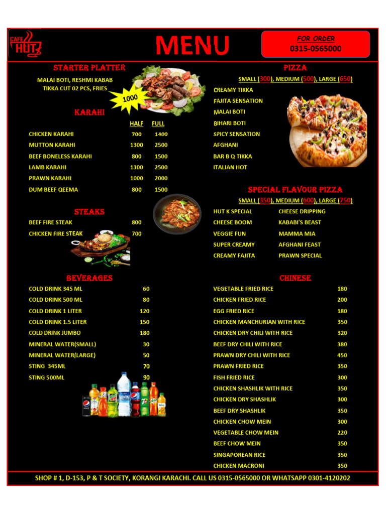 Menu 07-01-2023 | PDF | Hamburgers | Food And Drink