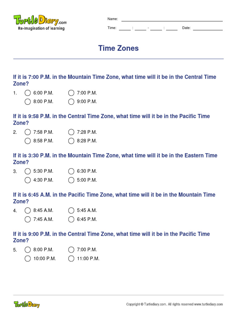 Time Zones | PDF | All Rights Reserved | Monopoly (Economics)