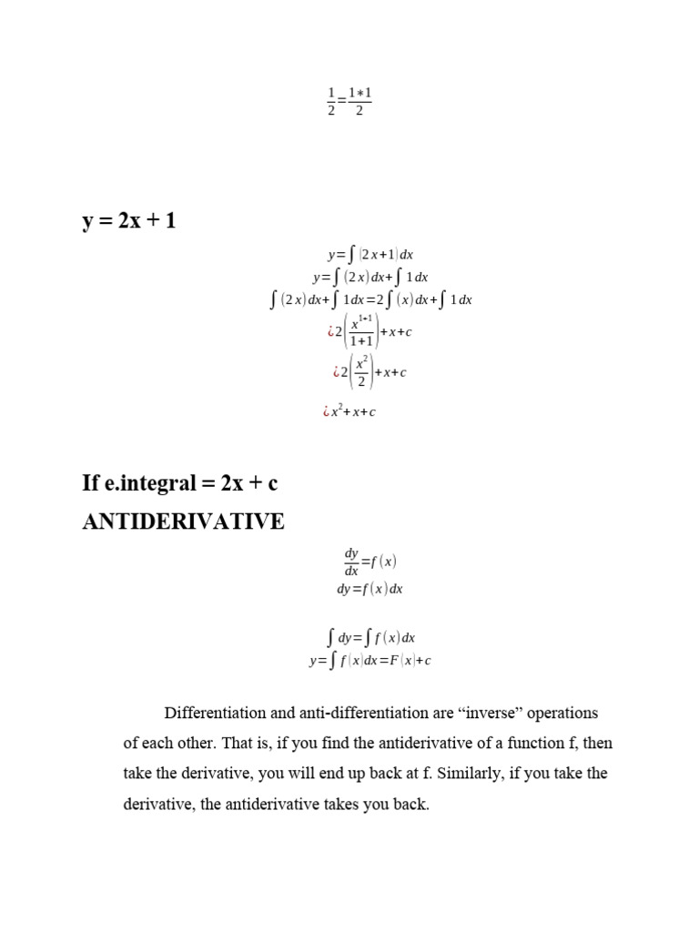 Lesson 1 Antidifferentiation | PDF | Mathematical Logic | Mathematical ...