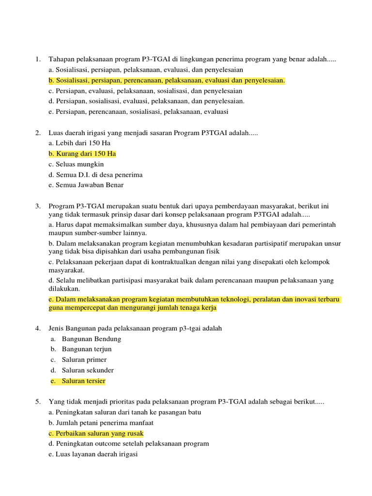 Soal TPM | PDF | Sains & Matematika