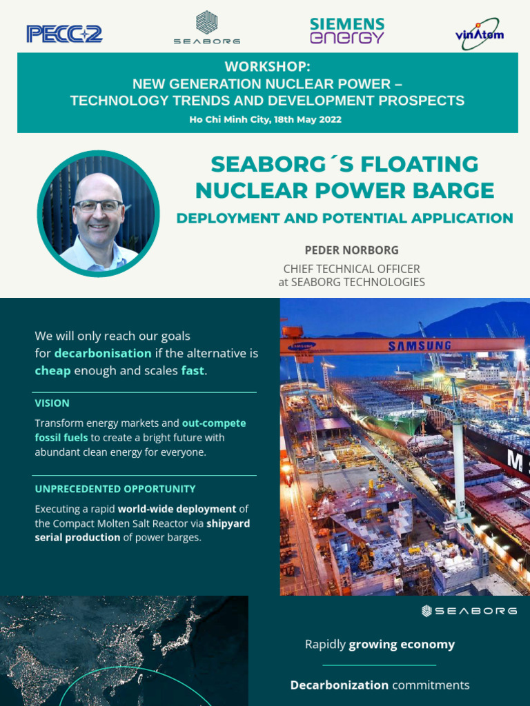 Future of Floating Nuclear Power Barge | PDF | Nuclear Power ...