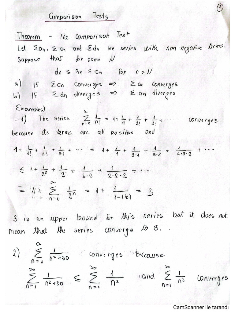 Mat2 Convergence Tests | PDF
