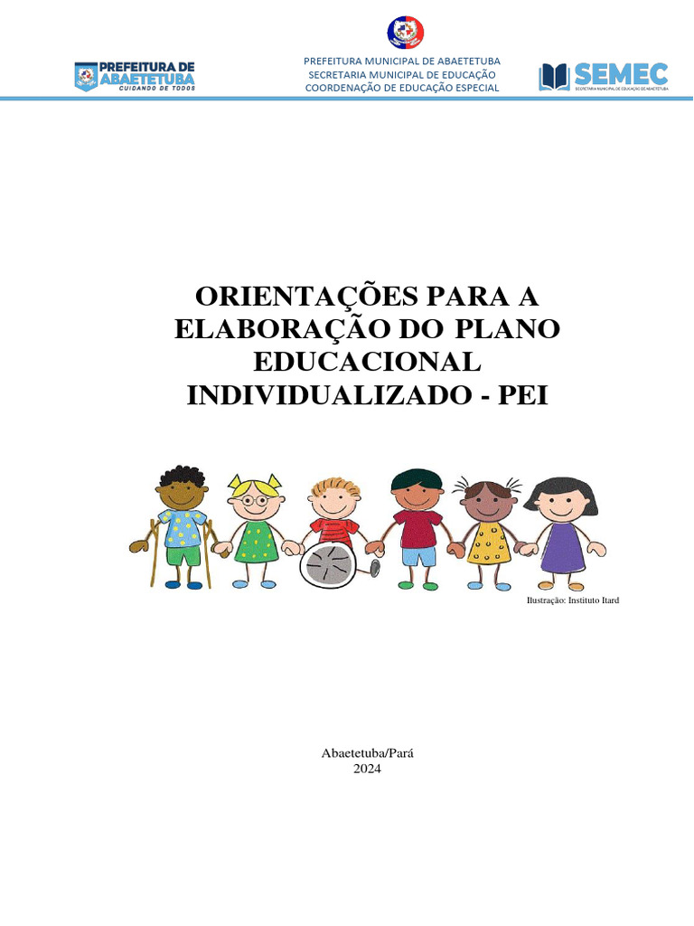 Elaboração do Plano Educacional Individualizado | PDF | Educação ...