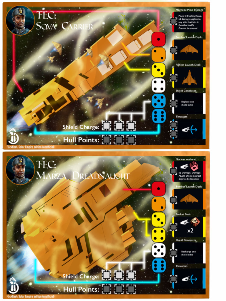 Sins of A Solar Empire Board Game Tec Ships 2 | PDF