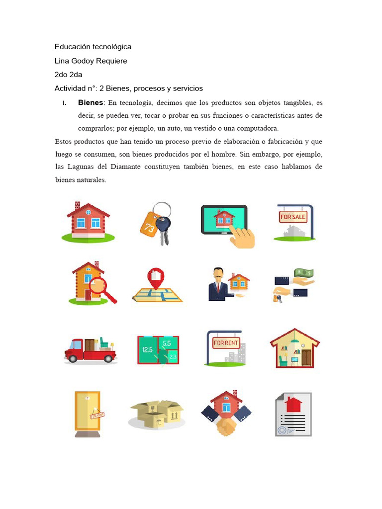 Actividad 2 Educacion Tecnológica Lina Godoy Requiere | PDF | Bienes | Panes