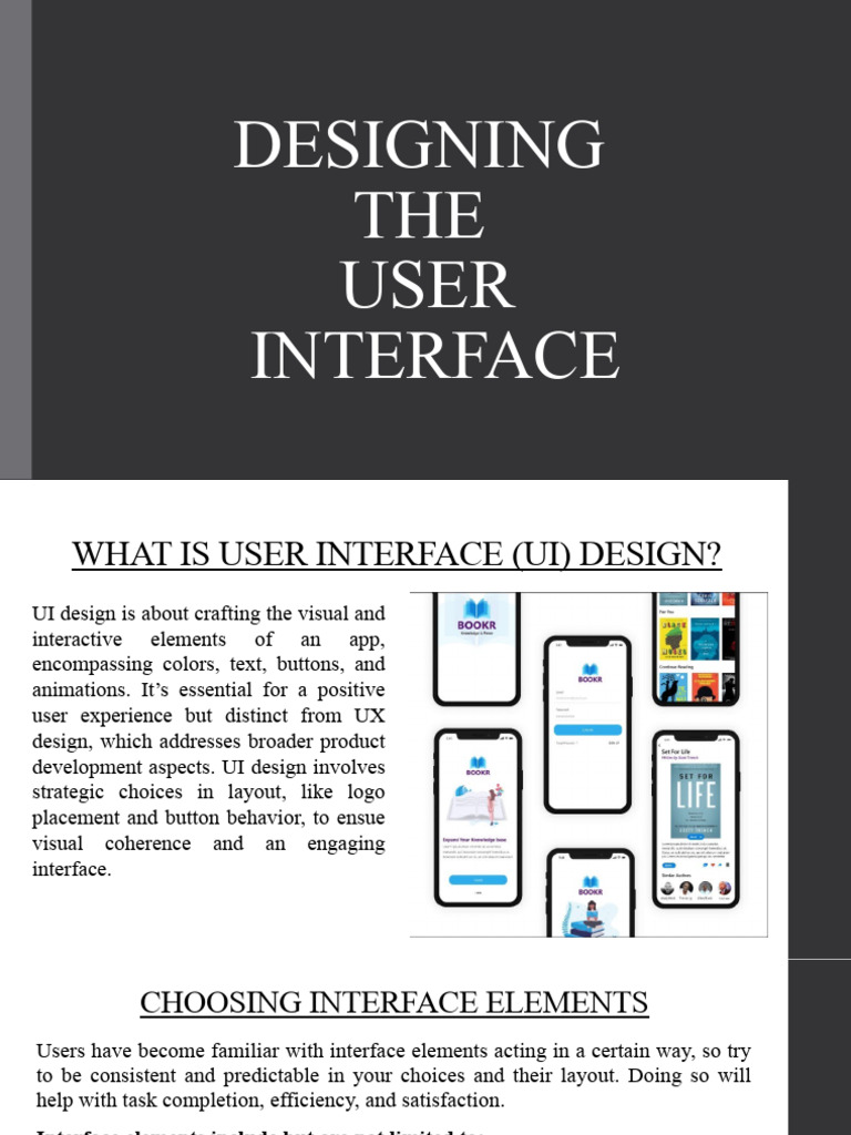 Designing The User Interface | PDF | User Interface | User Interface Design