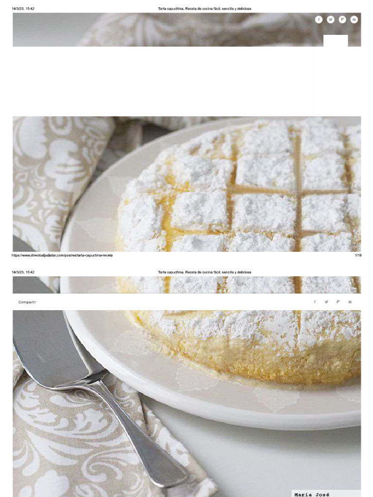 Receta Tarta Capuchina 3 | PDF
