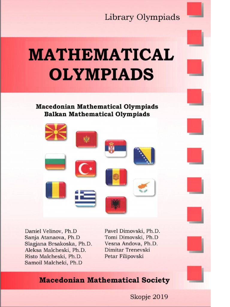 Mathematical Olympiads 2019 | PDF Mathematical Olympiads 2019 | PDF