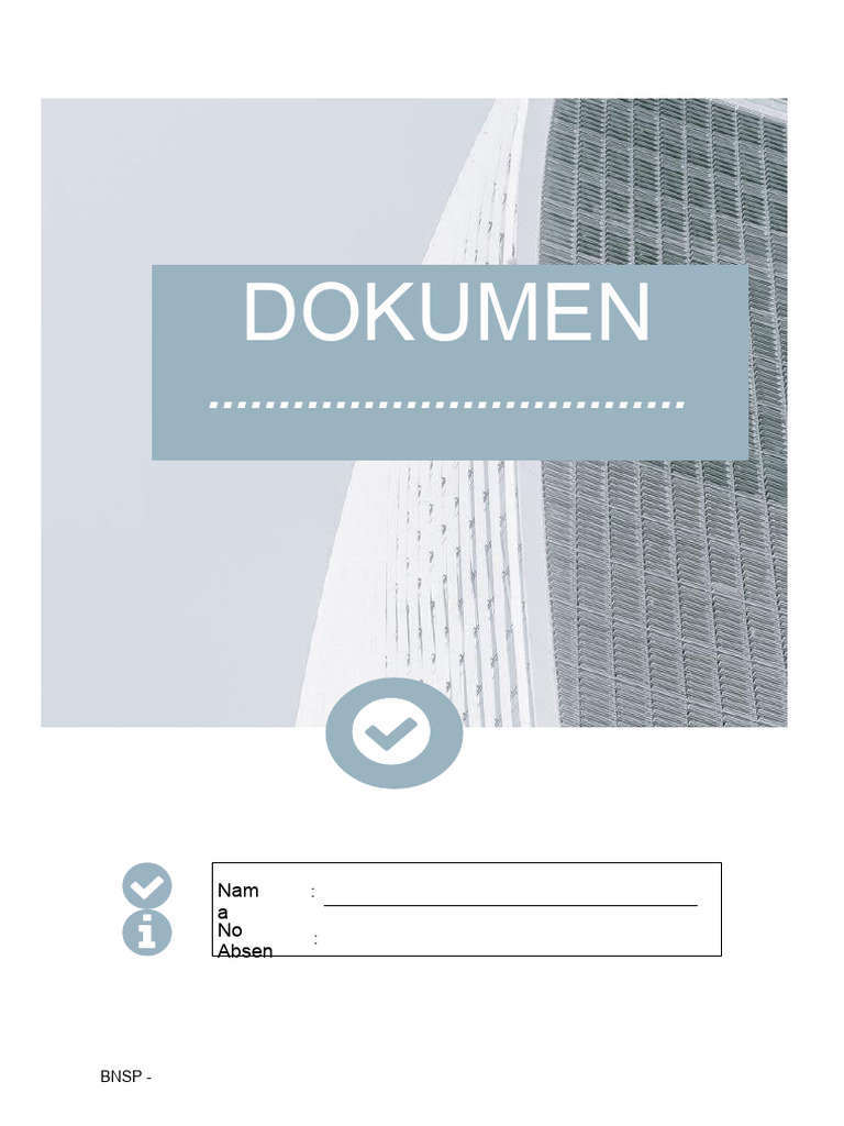 Cover - Ceklist Kelengkapan Dokumenv. 2023 | PDF