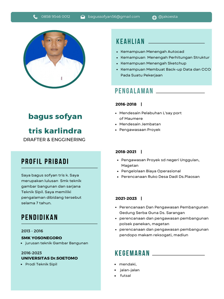 Surat Lamaran Bagus Sofyan Cv. Jaza Jaya-2-13 | PDF
