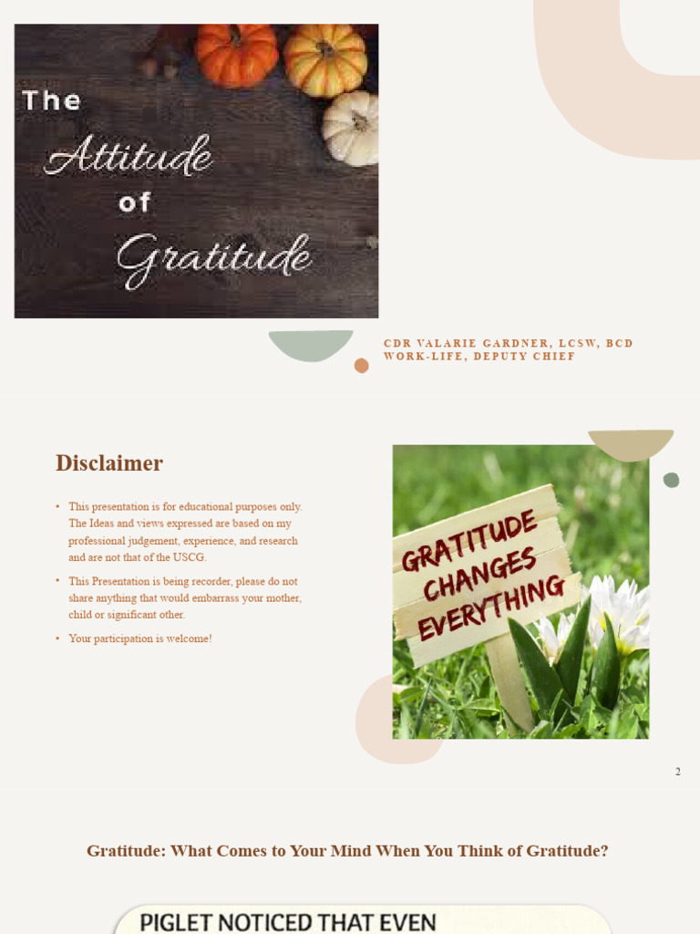 Gratitude Presentation - Final | PDF | Gratitude | Emotions