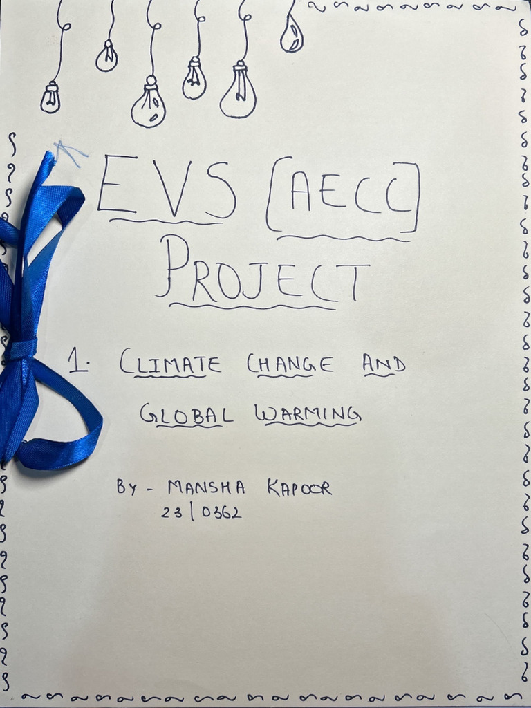 Evs Project Mansha Kapoor | PDF