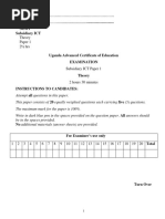 Form 3 - Computer Studies - Question Pape | PDF | Decimal | Microsoft Word