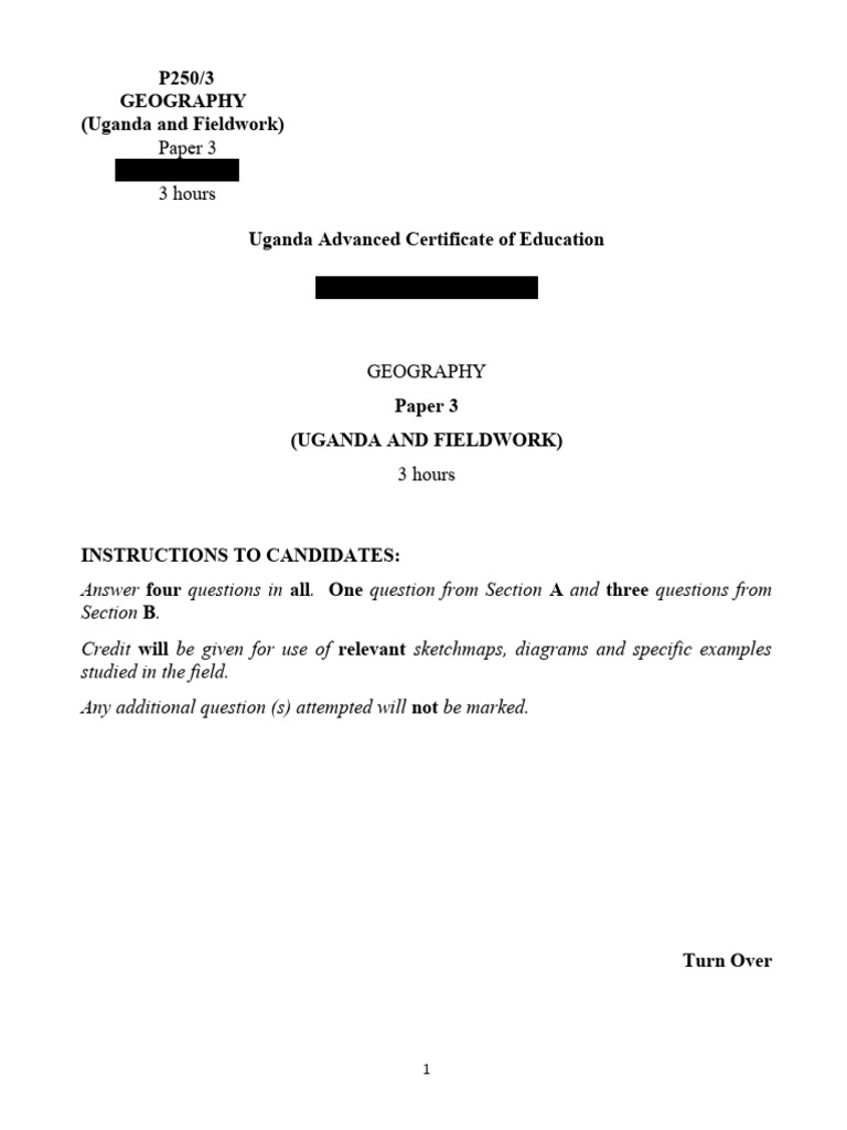 Geog 3 Uace | PDF | Field Research | Geography