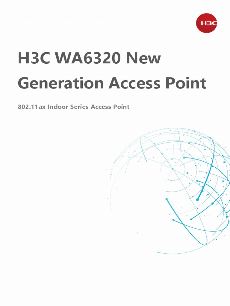 H3C WA6320 Wi-Fi 6 Access Point Overview | PDF | Ieee 802.11 | Computer Network