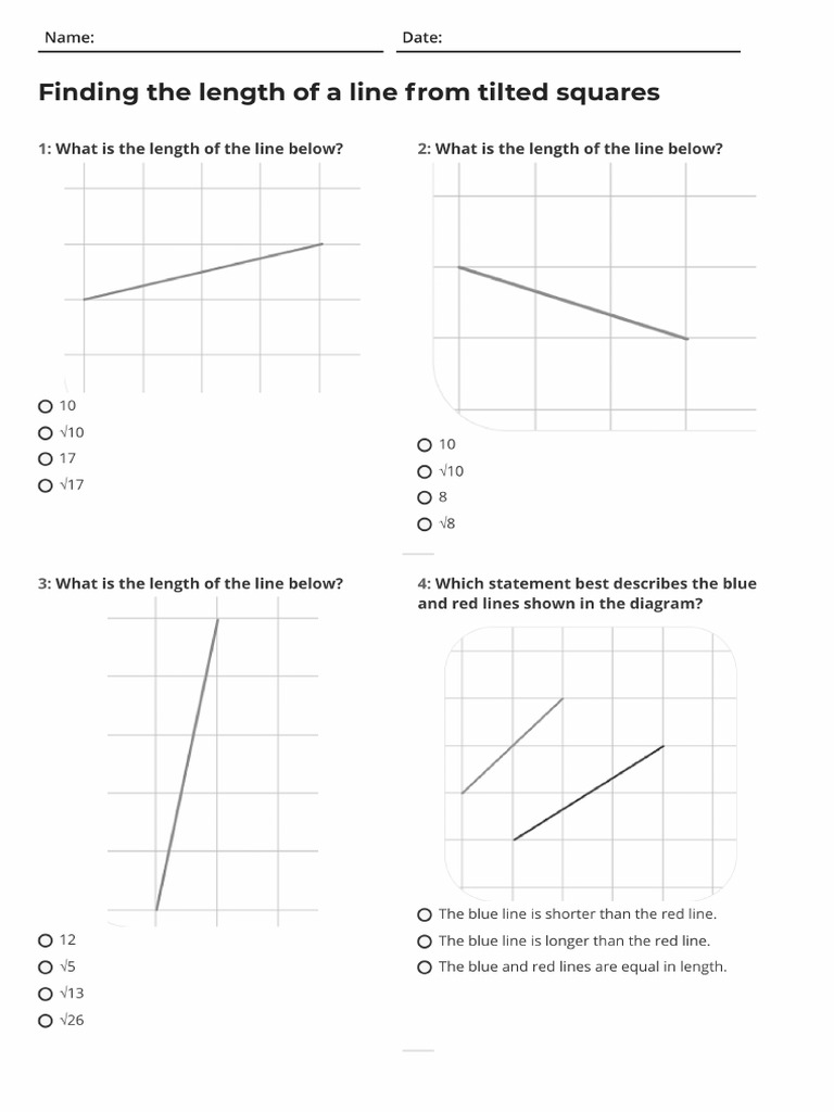 Right Angled Triangles and Tilted Squares c9hp4r Intro Quiz Questions | PDF