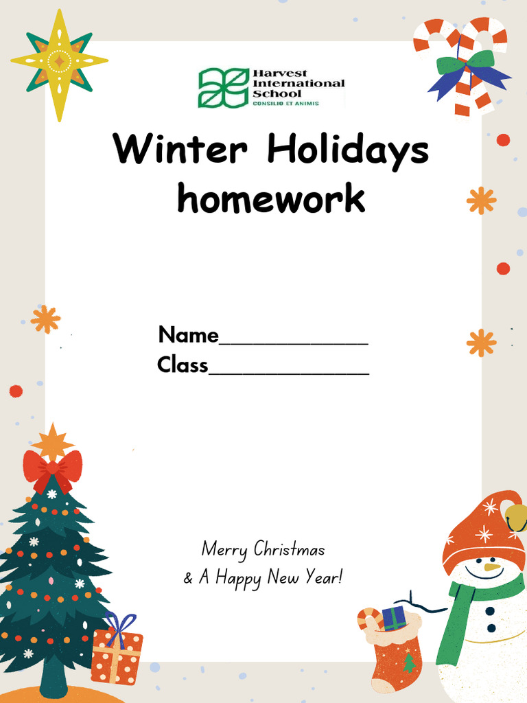 Winter Holiday Homework 2023-24 | PDF | Multiplication | Algebra