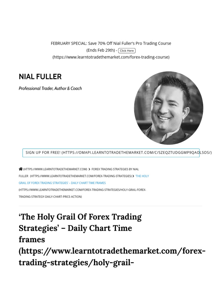 Daily Chart Time Frame - The Master Key of Trading | PDF | Foreign ...