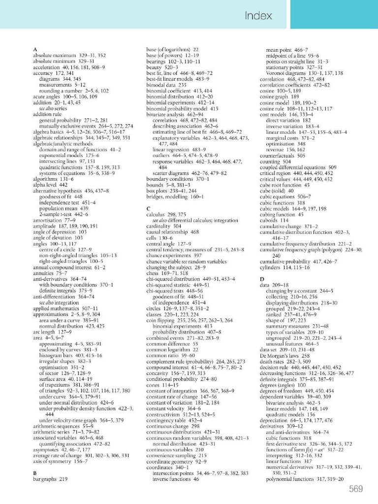 Index and end Pearson AISL | PDF | Probability Distribution | Statistics