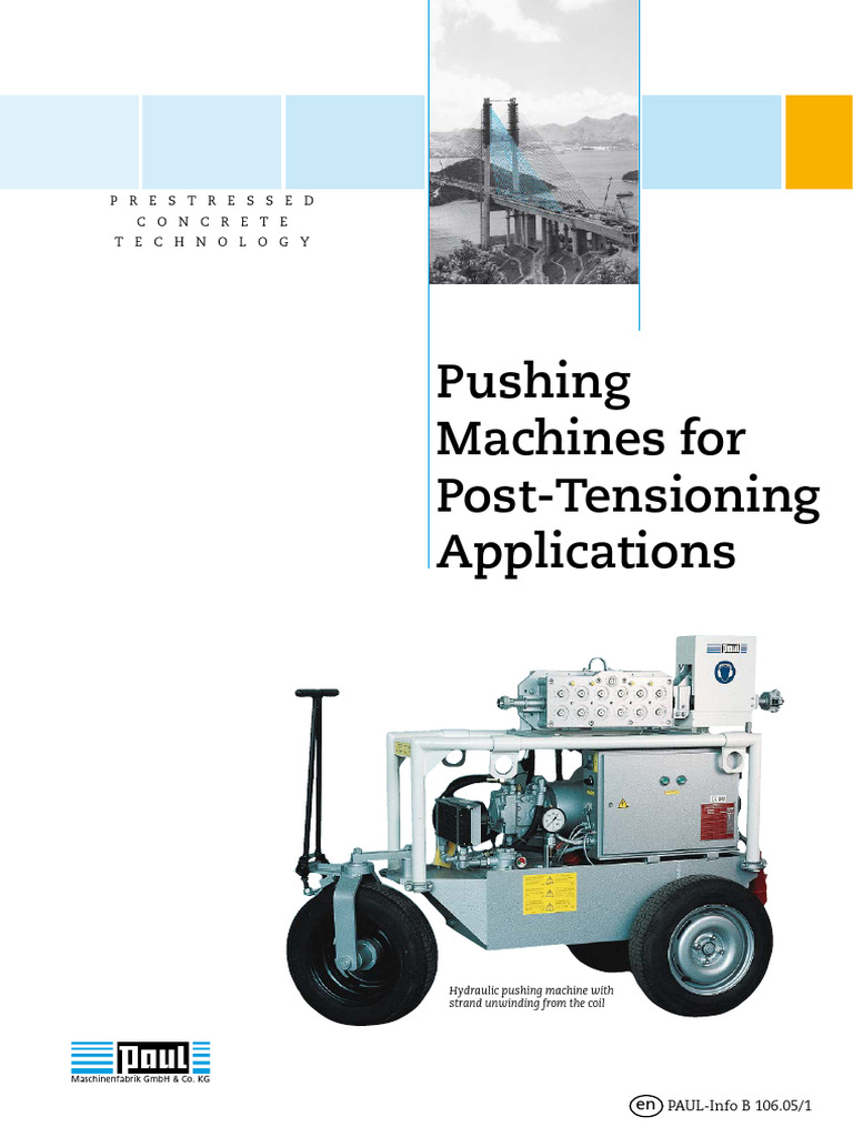 Paul Pusher Technical Brochure | PDF | Prestressed Concrete | Radio