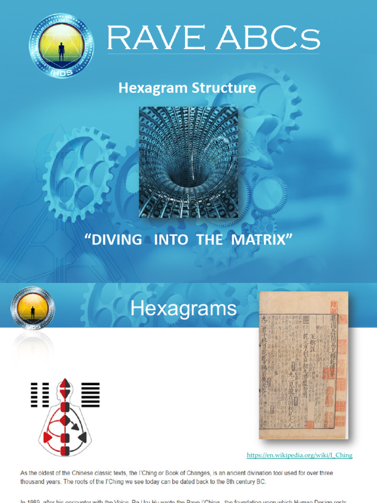 RAVE ABC C6 Hexagram Slides | PDF | Yin And Yang | Genetic Code