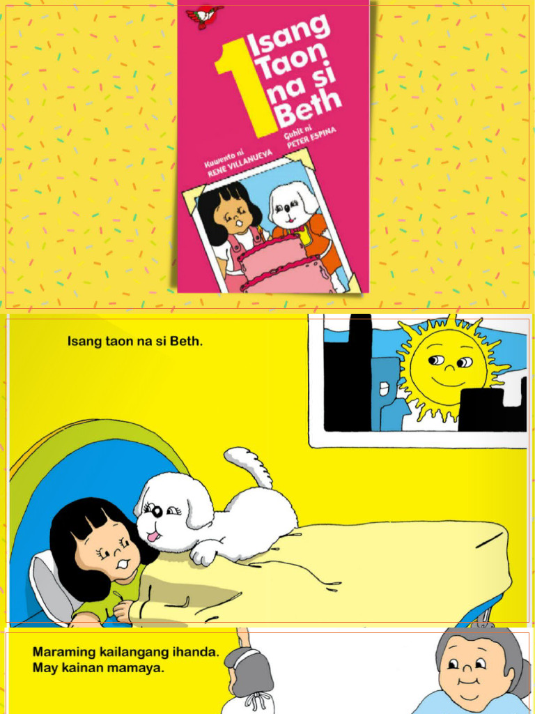 Unang Markahan Week 3 Day 4 Story Isang Taon Na Si Beth | PDF