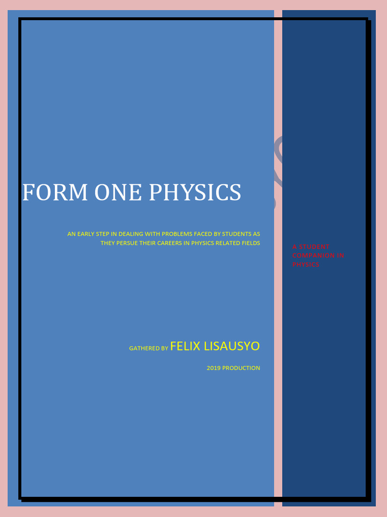 Form 1 Physics (1) | PDF | Voltage | Series And Parallel Circuits