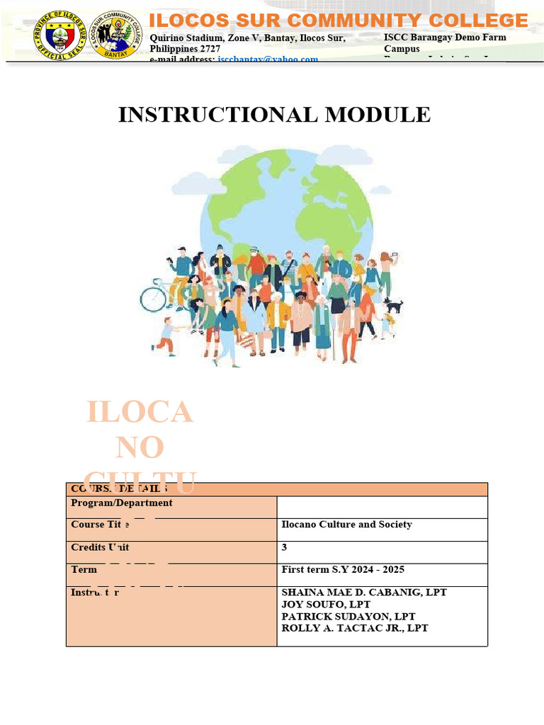 Ics Module 1-3 | PDF | Macroeconomics | Family