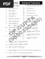 Integration_Formula_Sheet_Class12_Teachoo | PDF | Mathematics | Mathematical Analysis