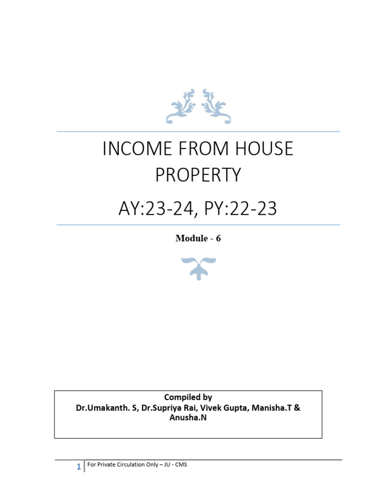 Ifhp 23 24 | PDF | Leasehold Estate | Interest