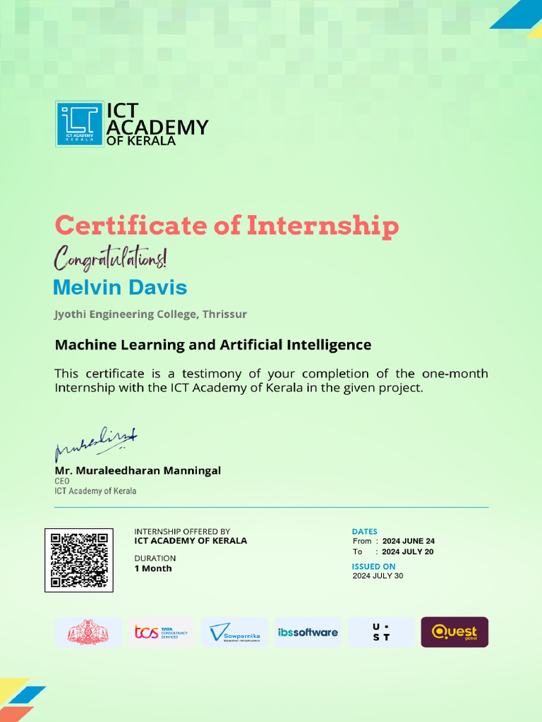 Machine Learning and Artificial Intelligence-At Ai in Mlai Amaljyothi ... Machine Learning and Artificial Intelligence-At Ai in Mlai Amaljyothi ...