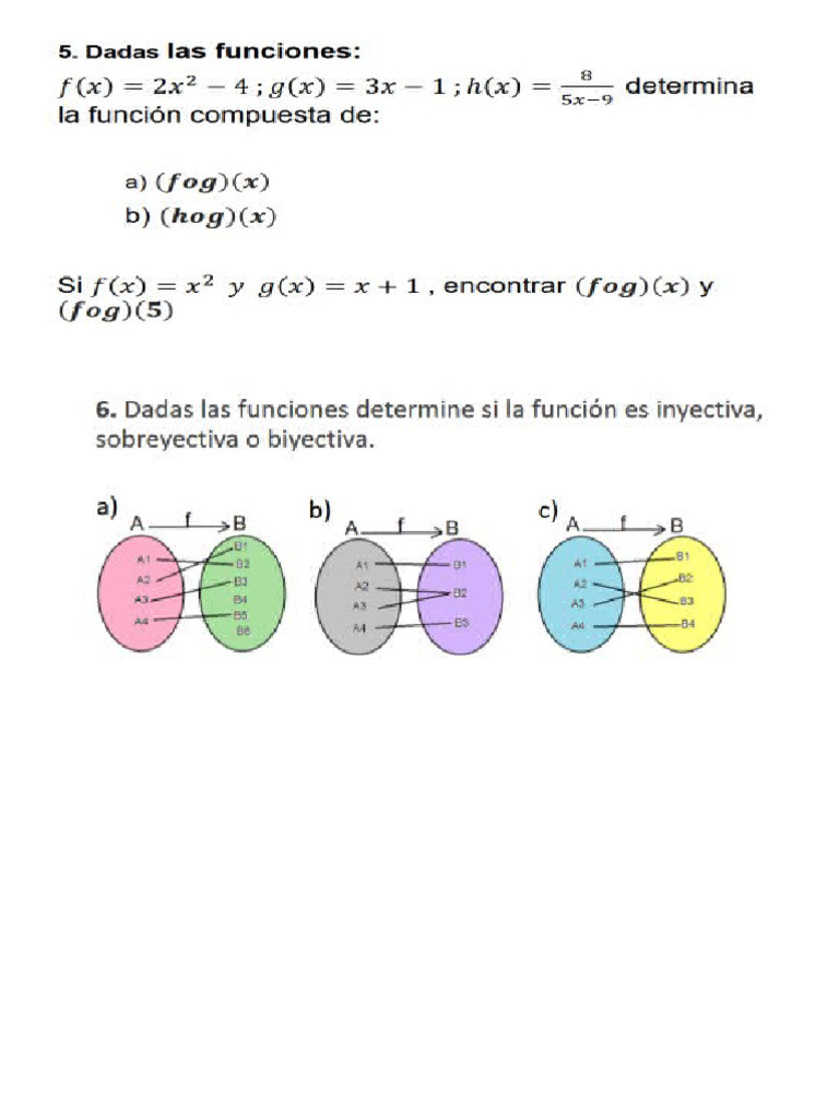 Ejercicios Mate | PDF