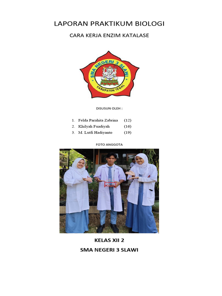 Laporan Praktikum Biologi Cara Kerja Enzim | PDF | Sains & Matematika