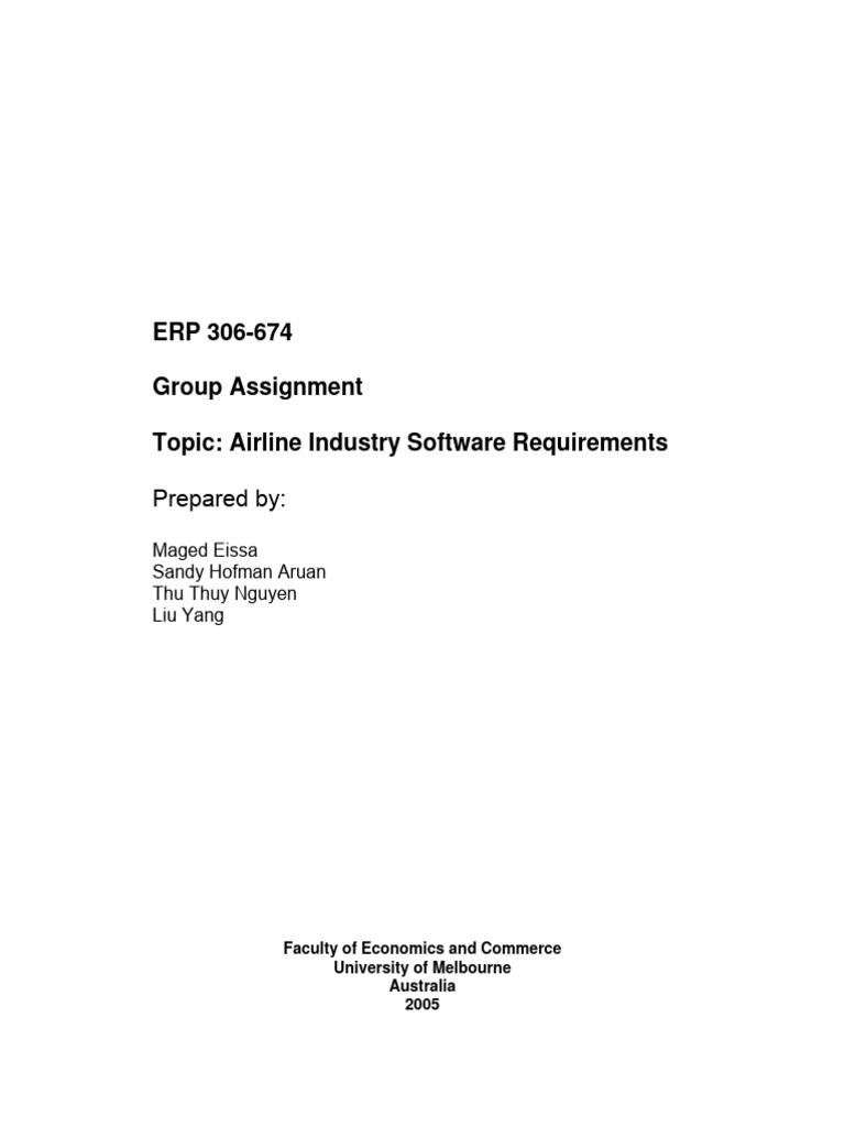 Airline Software Pdf Customer Relationship Management Supply Chain