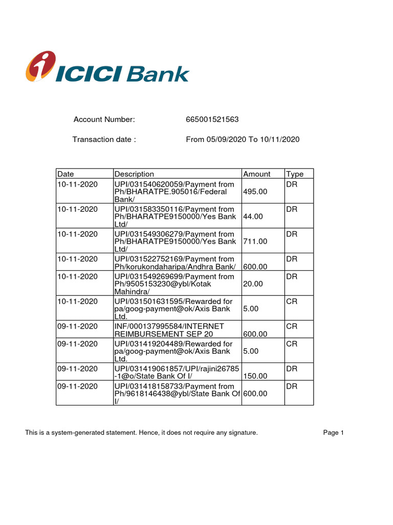 Bank Statement Old | PDF | Personal Finance | Banking Technology