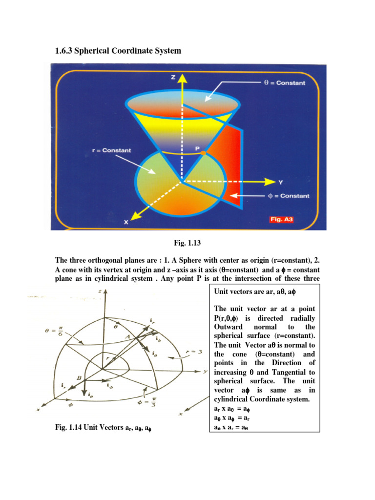 07A3EC04Notes 3 | PDF | Coordinate System | Sphere
