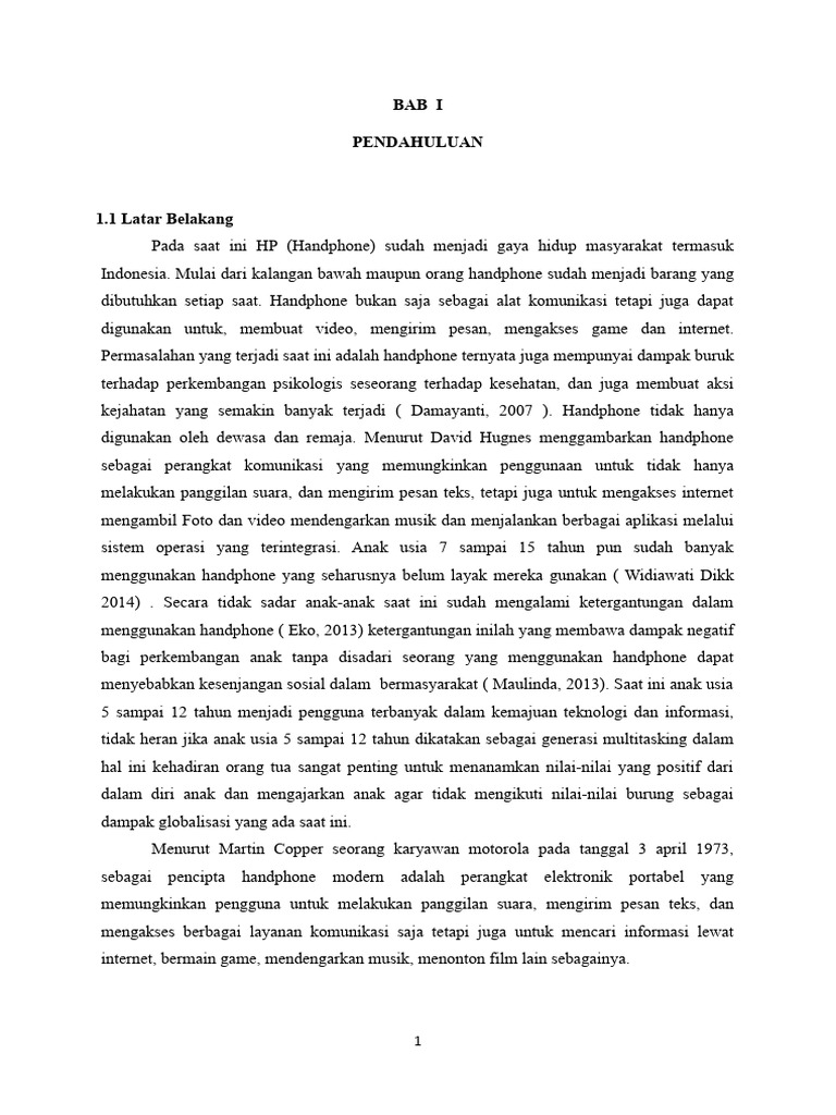 Dampak Handphone pada Remaja di Sekolah | PDF | Ilmu Sosial | Komputer