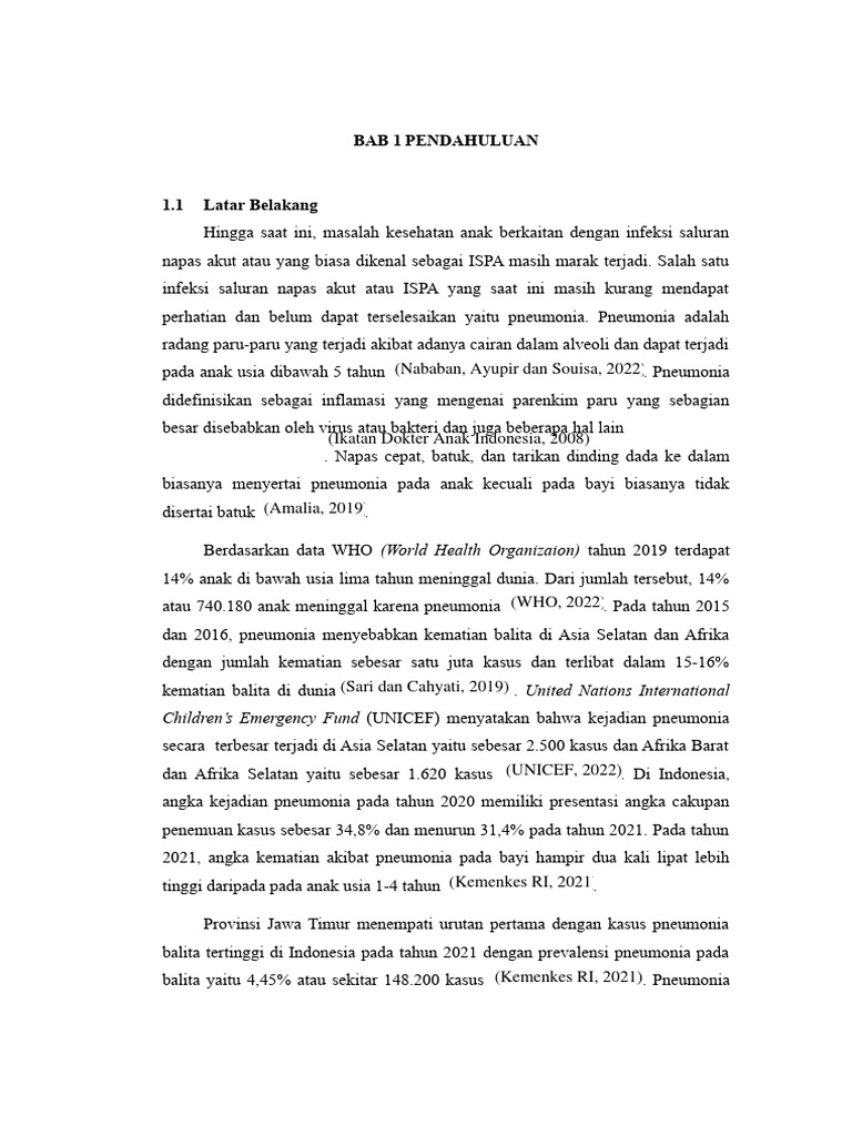 Contoh Bab 1 Pendahuluan | PDF