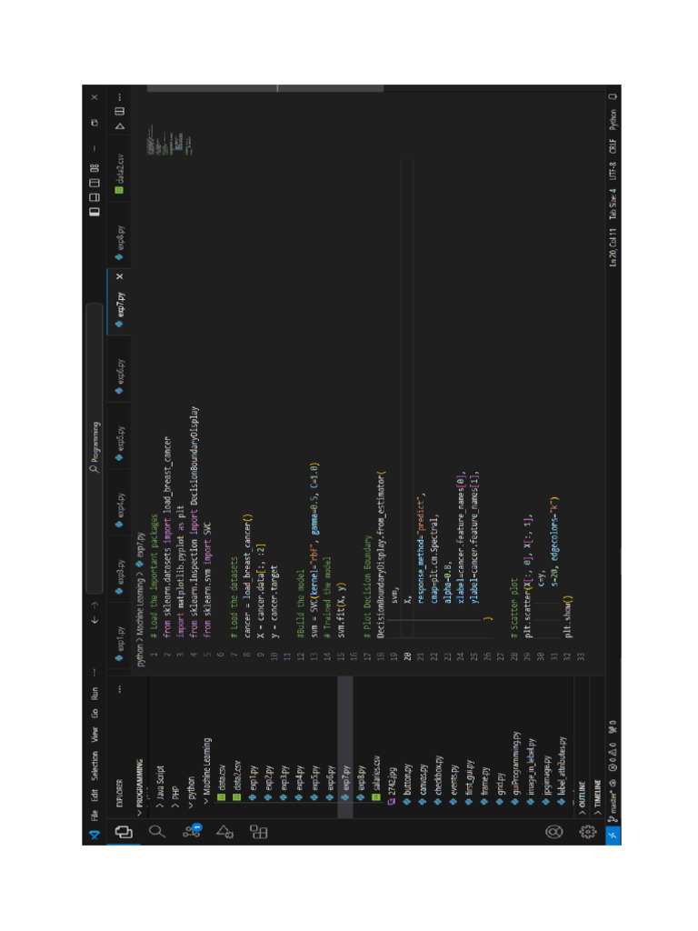 ML Exp7 Output | PDF