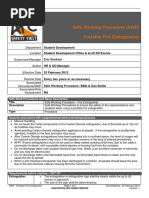 Fire Extinguisher Placement Guide - NFPA | PDF | Safety