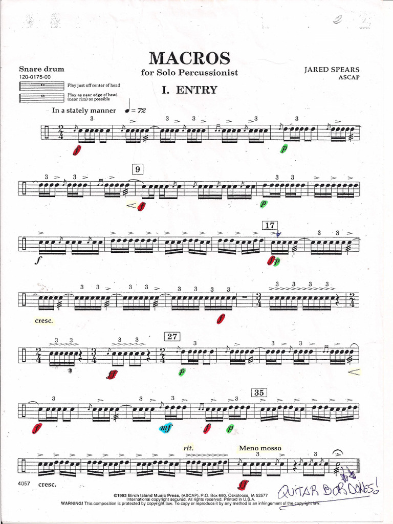 Macros - Jared Spears Ascap0001 | PDF