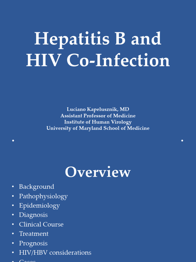 Hepatitis B and HIV Co-Infection | PDF | Hepatitis B | Hepatitis
