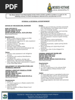 Vhembe Municipality Job Vacancies 2025 | PDF