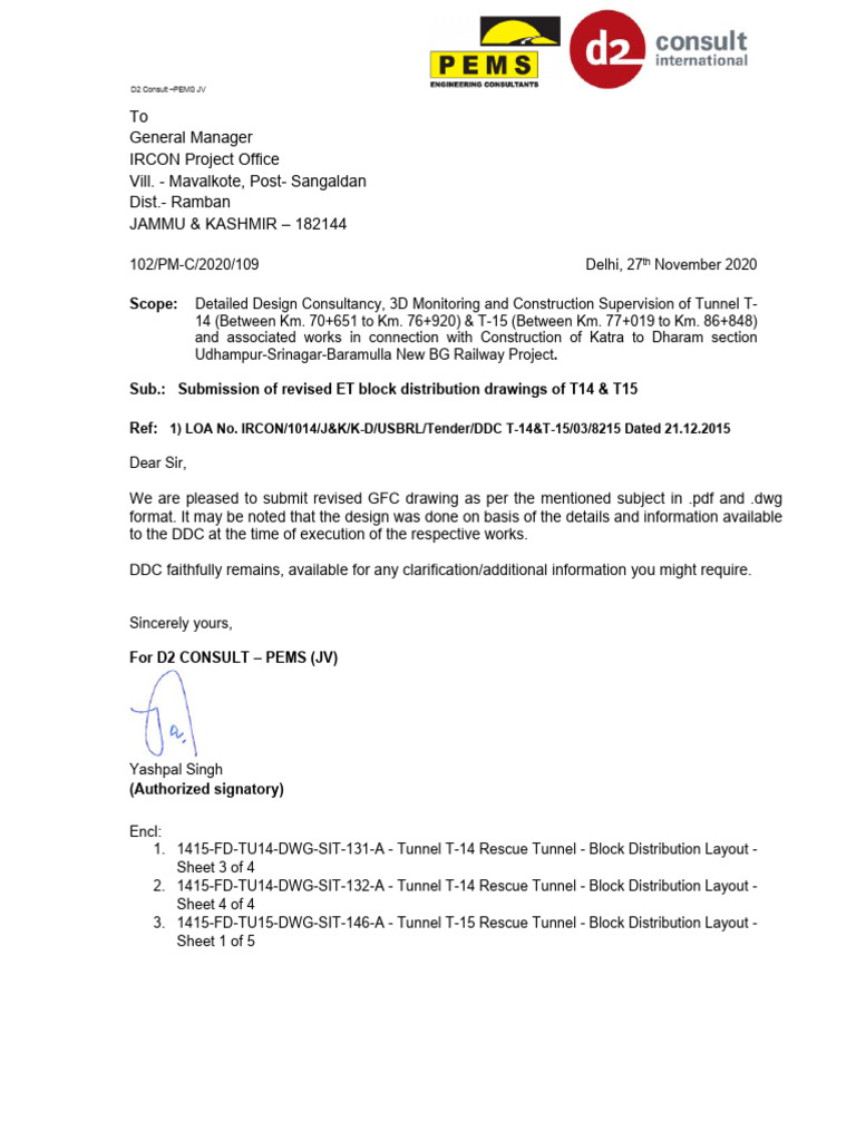 102-PM-C-2020-109 - 27-11-2020 - Submission of Revised ET Block ...