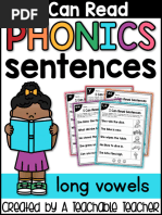CVC Fluency Sentences Read and Color Short U Words Worksheet ...