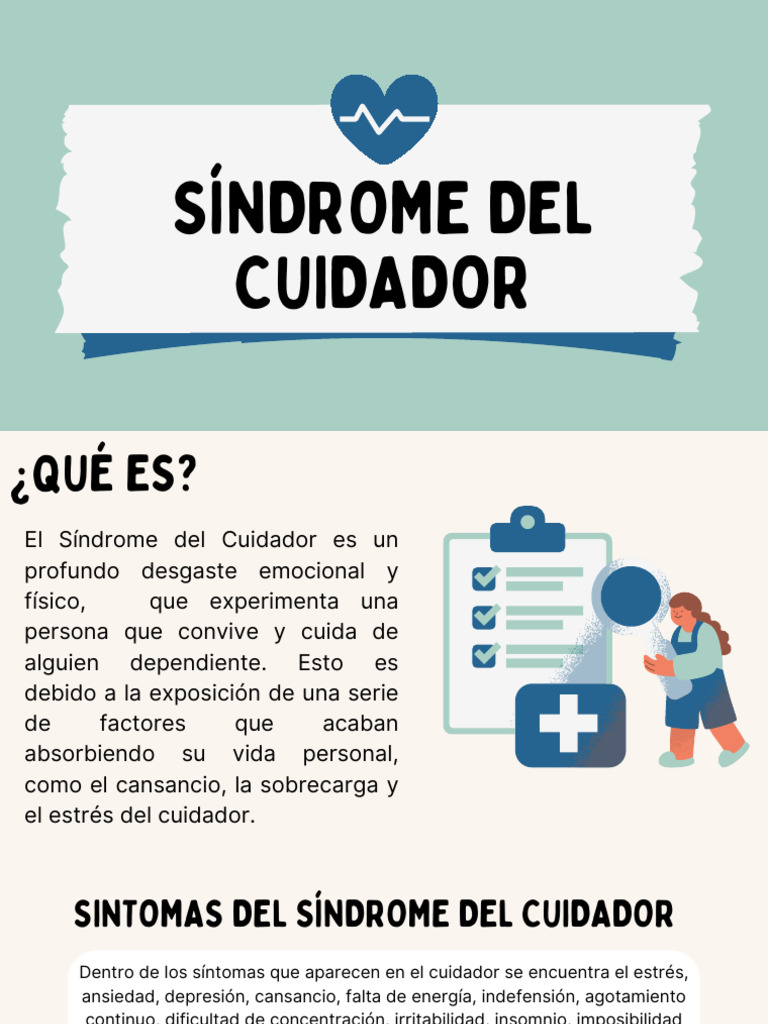 sìndrome del cuidador | PDF